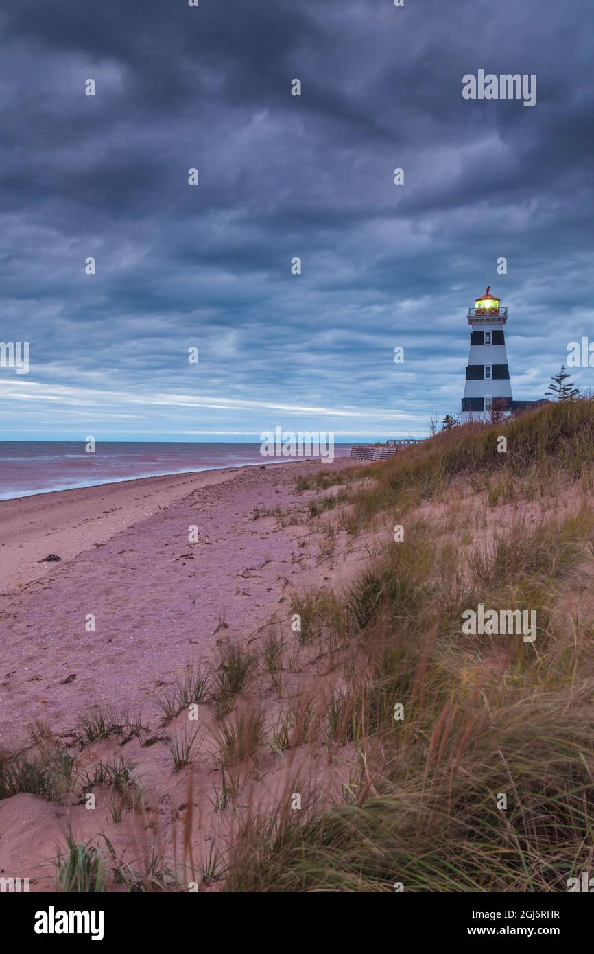 Canada, Prince Edward Island, West Point Lighthouse Stock Photo - Alamy