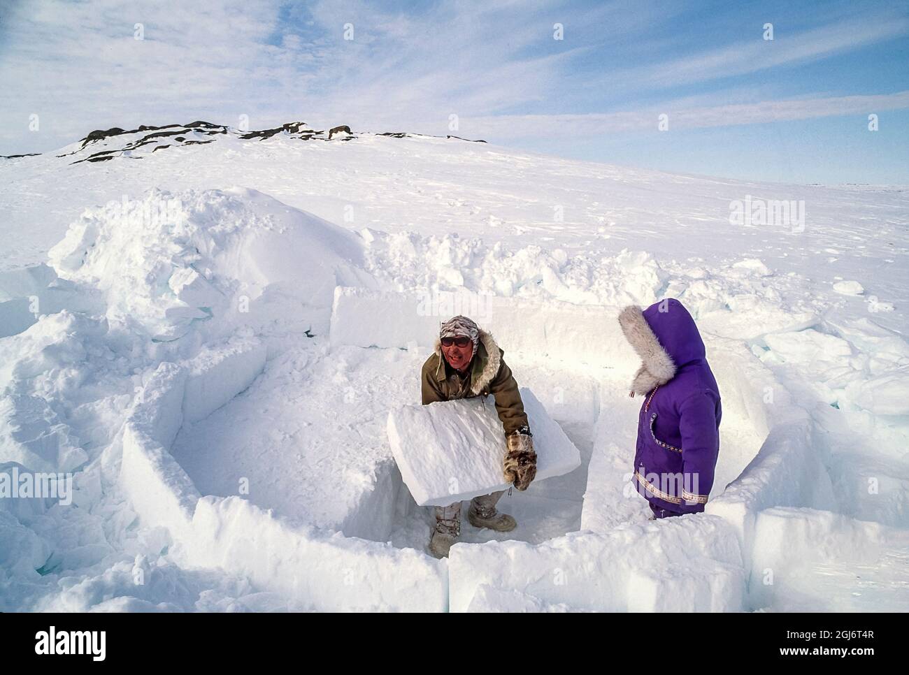 Eskimos And Igloos And Snow And Ice