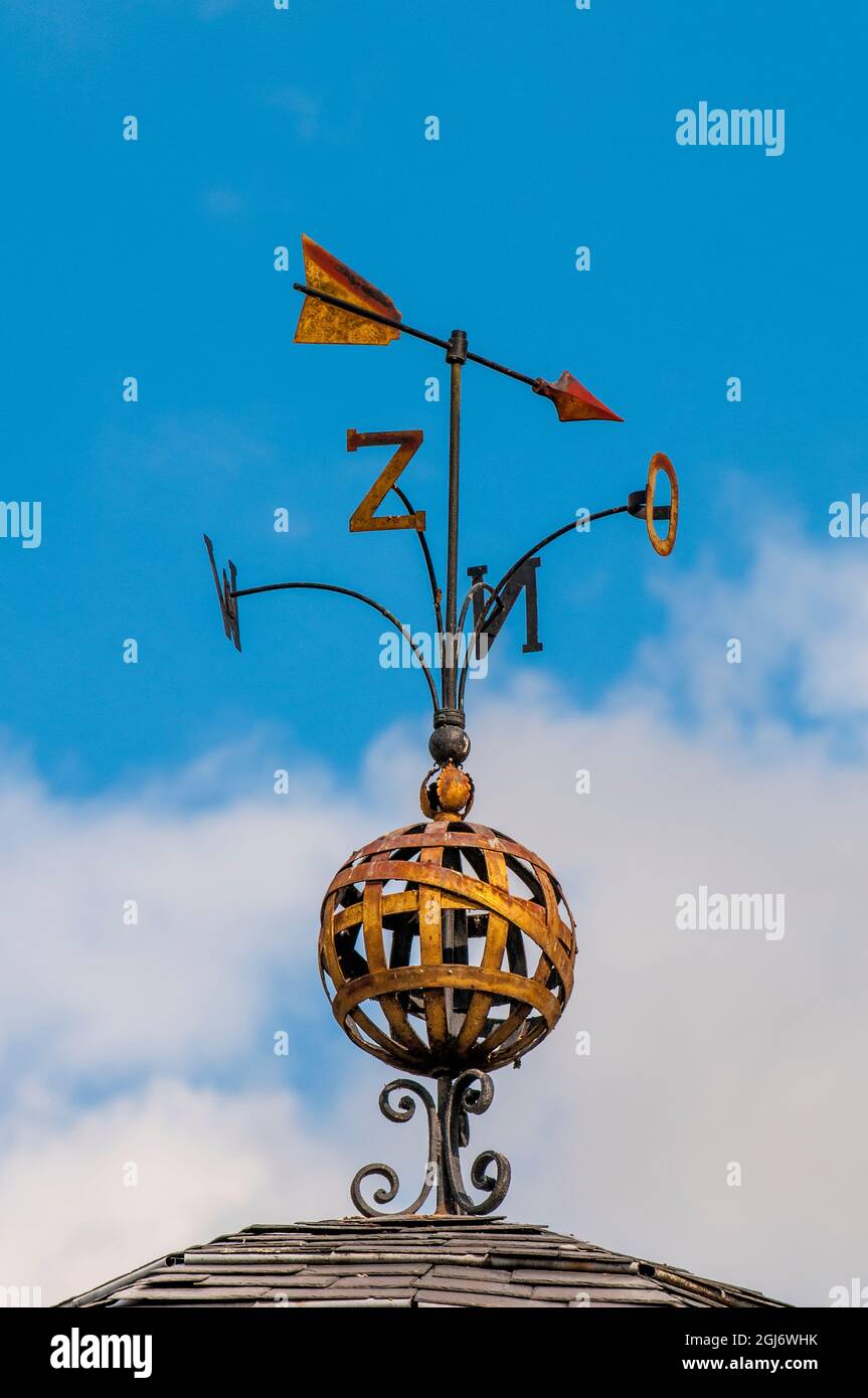 Medieval weather vane, Bruges, West Flanders, Belgium Stock Photo - Alamy