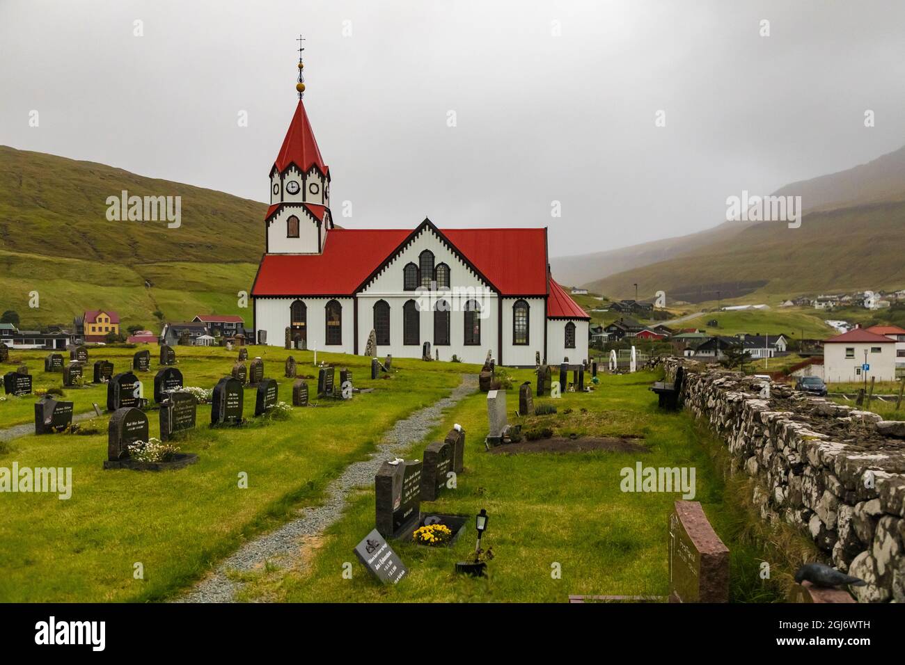 Kirkja faroe islands hi-res stock photography and images - Alamy