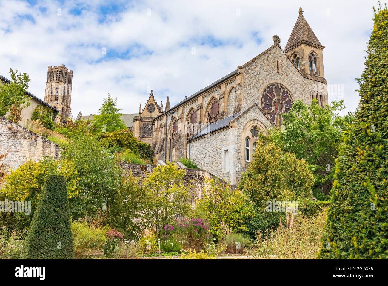 Europe, France, Haute-Vienne, Limoges. The Abbey of Sainte-Marie in ...