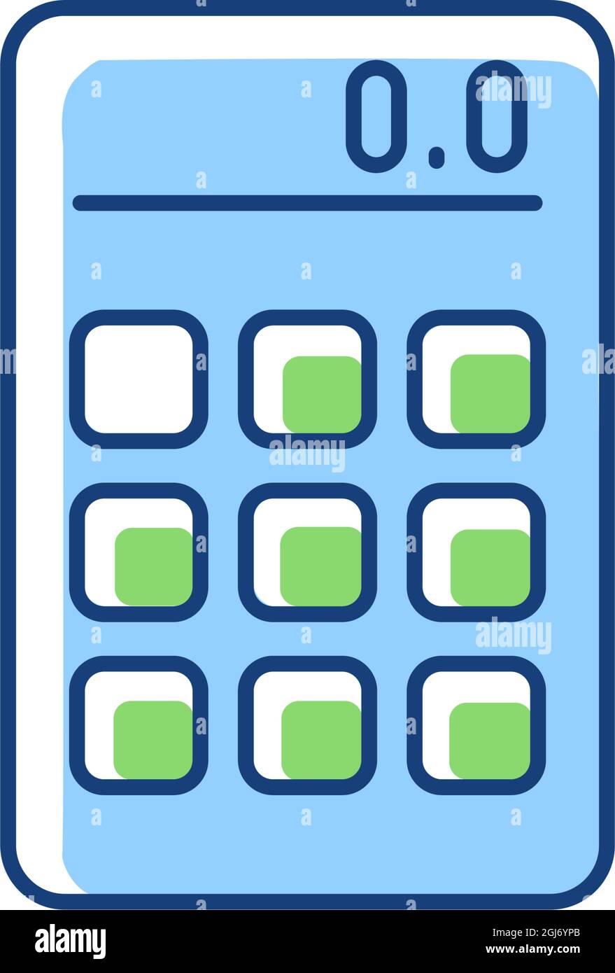 Calculator RGB color icon Stock Vector Image & Art - Alamy