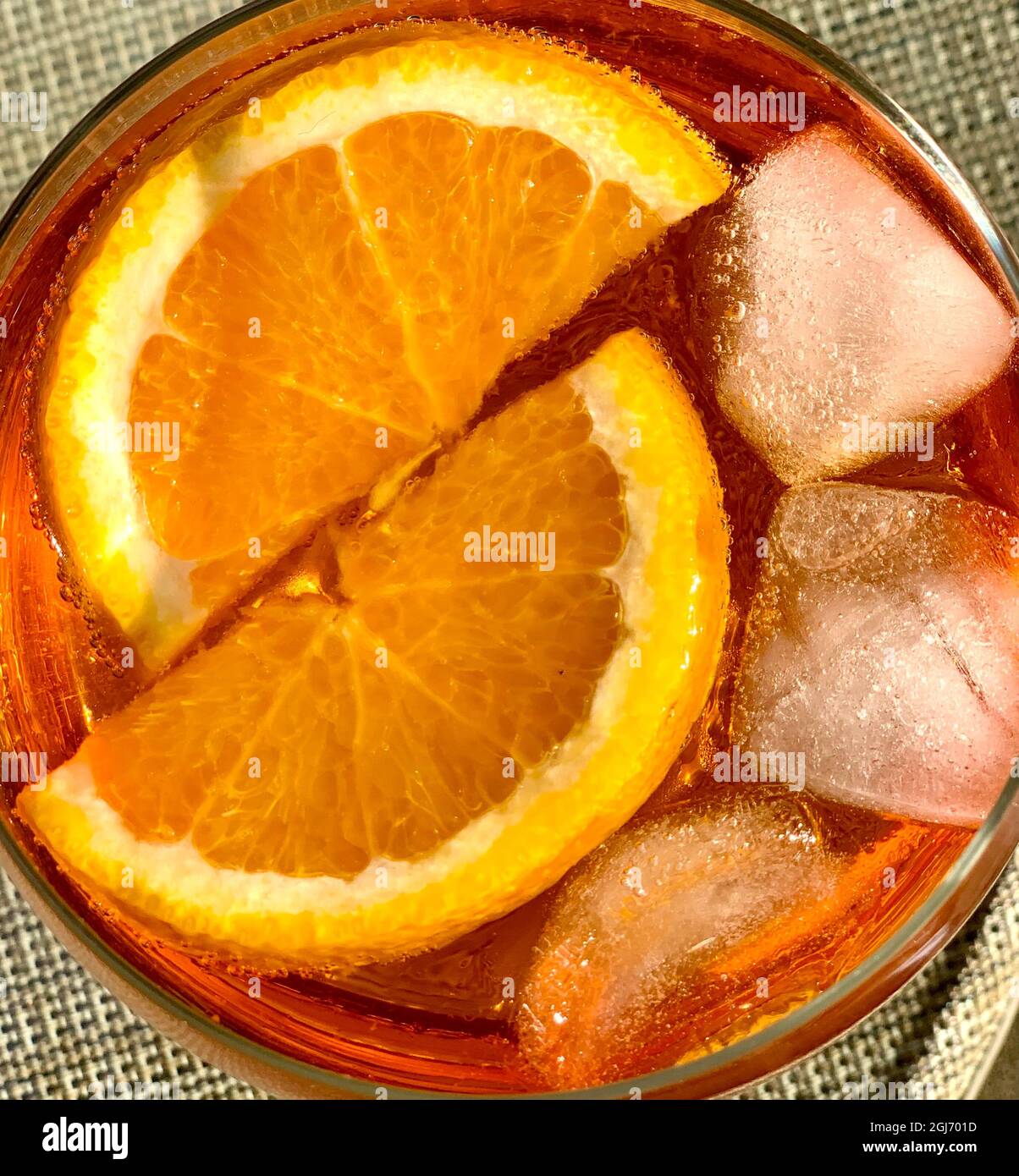 Aperol spritz cocktail garnish hi-res stock photography and images - Alamy