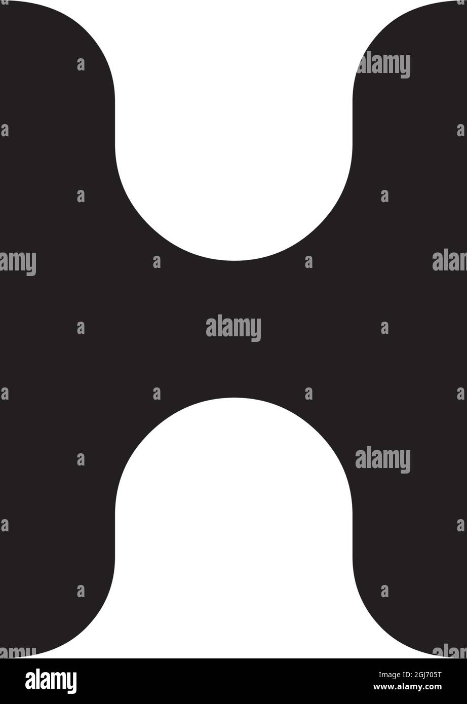 Simple H initial letter logo design vector template Stock Vector Image ...
