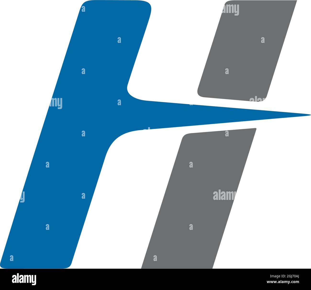 Simple H initial letter logo design vector template Stock Vector Image ...