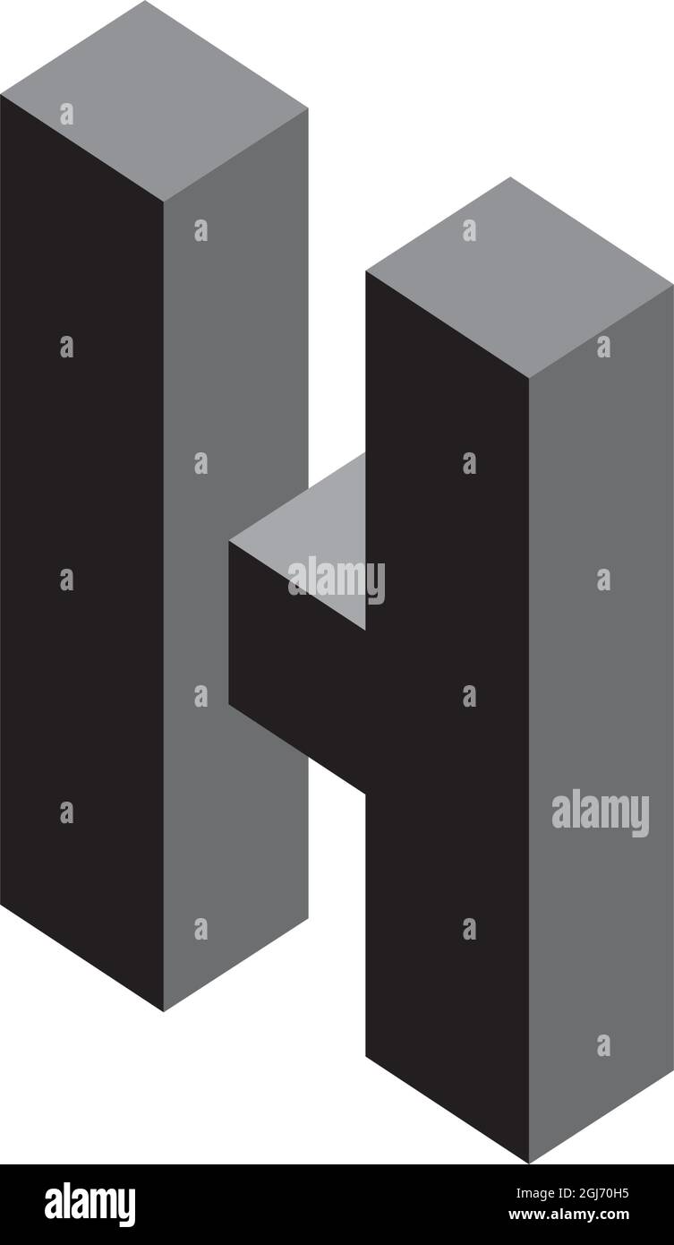 Simple H initial letter logo design vector template Stock Vector Image ...