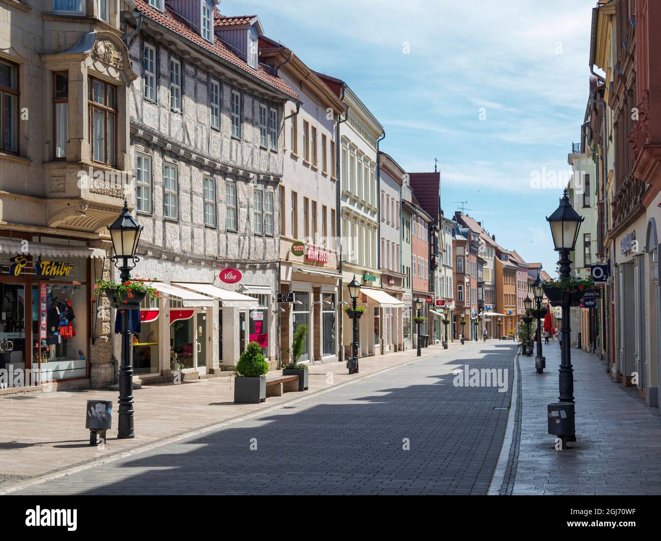 Old town houses built with traditional timber framing the medieval town ...
