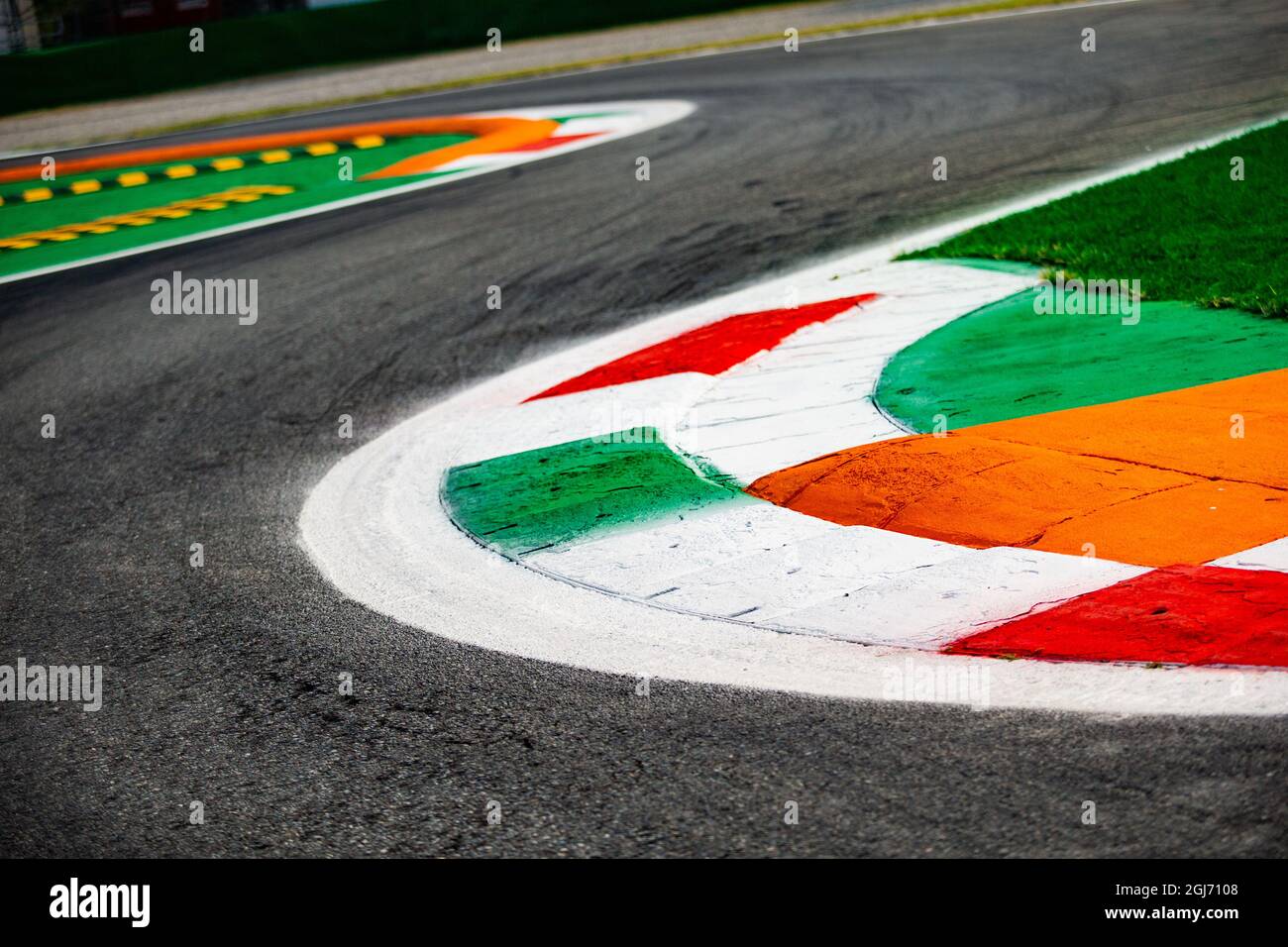 Monza kerb during the Formula 1 Heineken Gran Premio D'italia 2021 ...