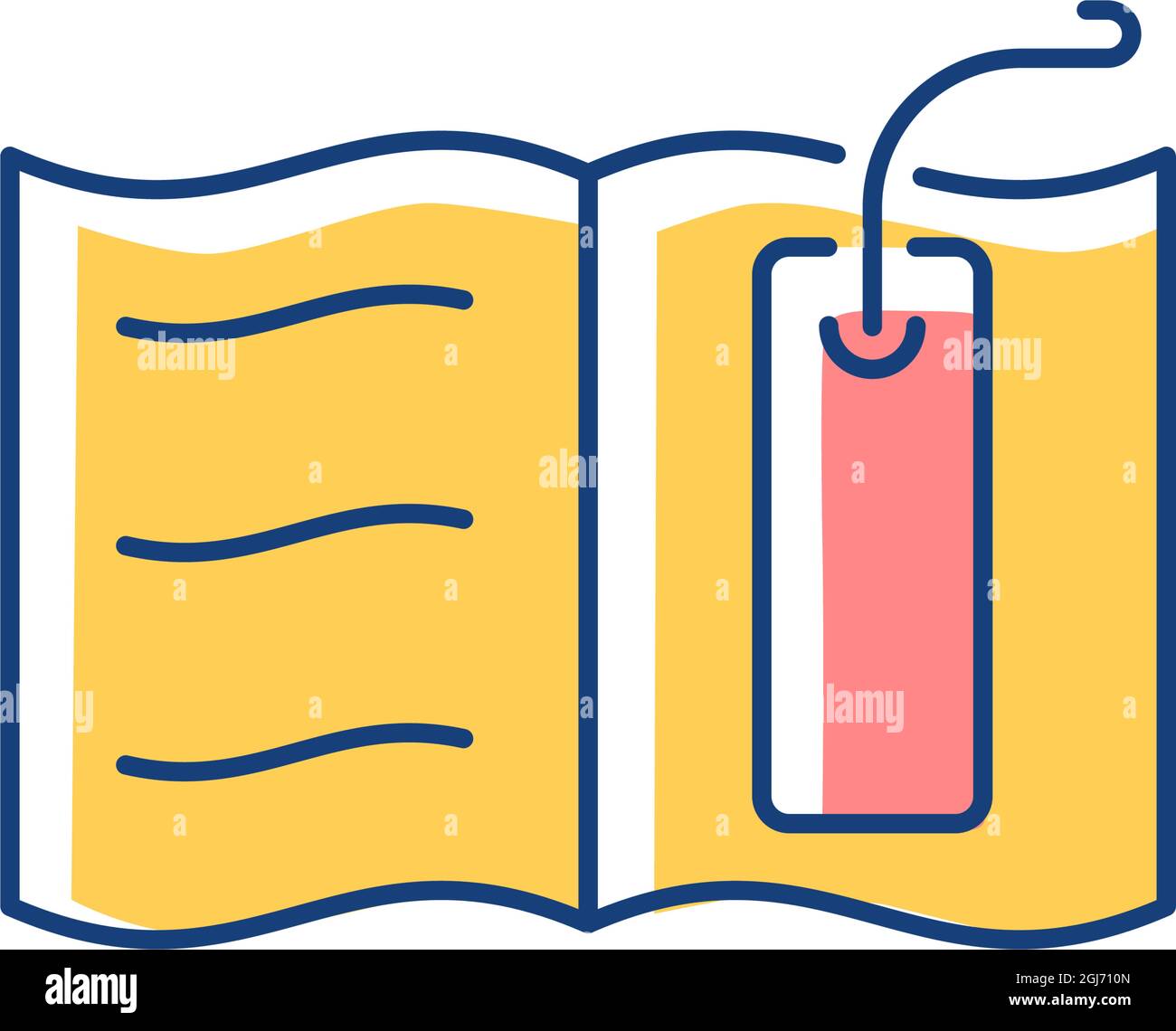 Bookmark RGB color icon Stock Vector Image & Art - Alamy