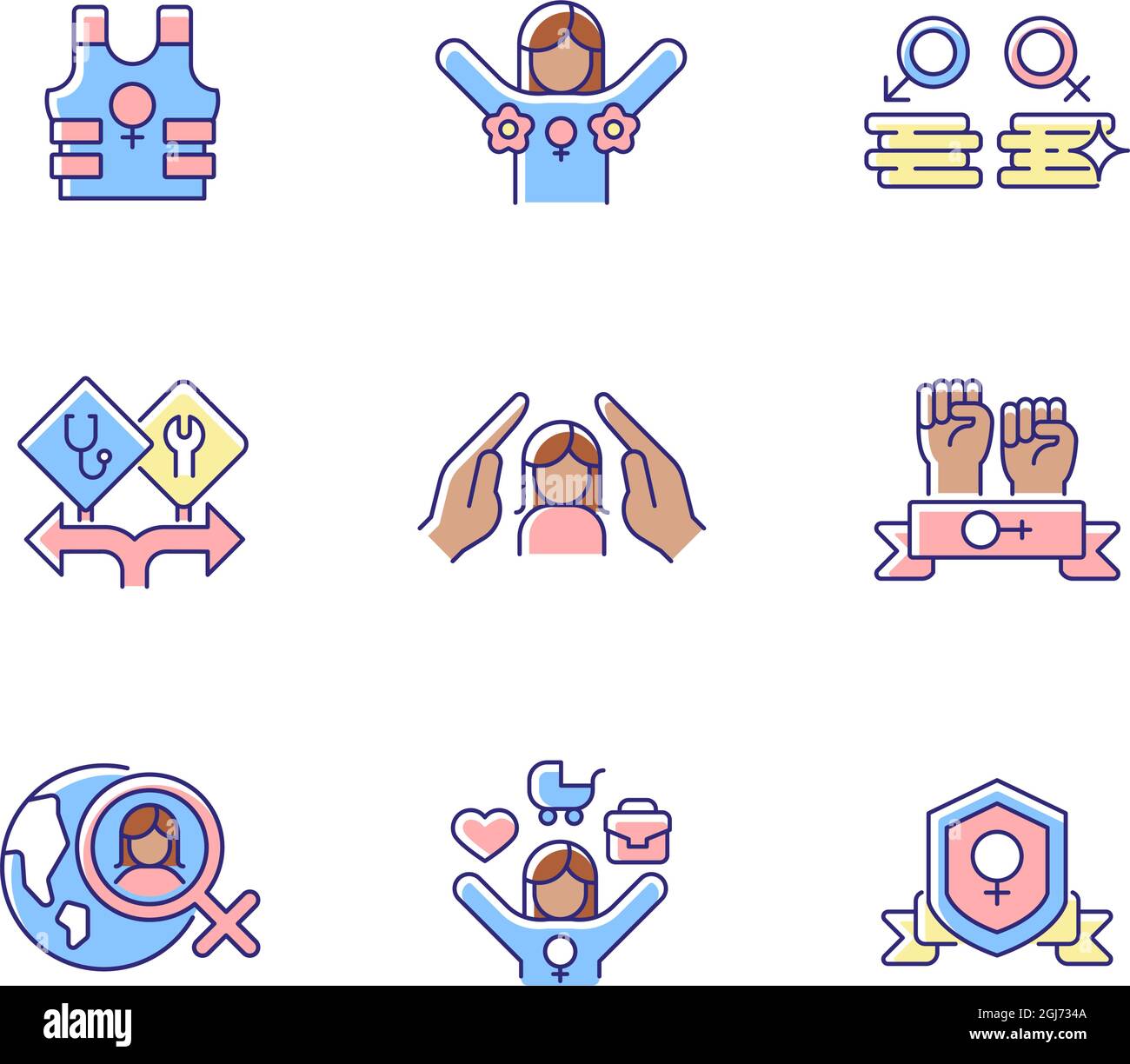 Radical feminist Stock Vector Images - Alamy