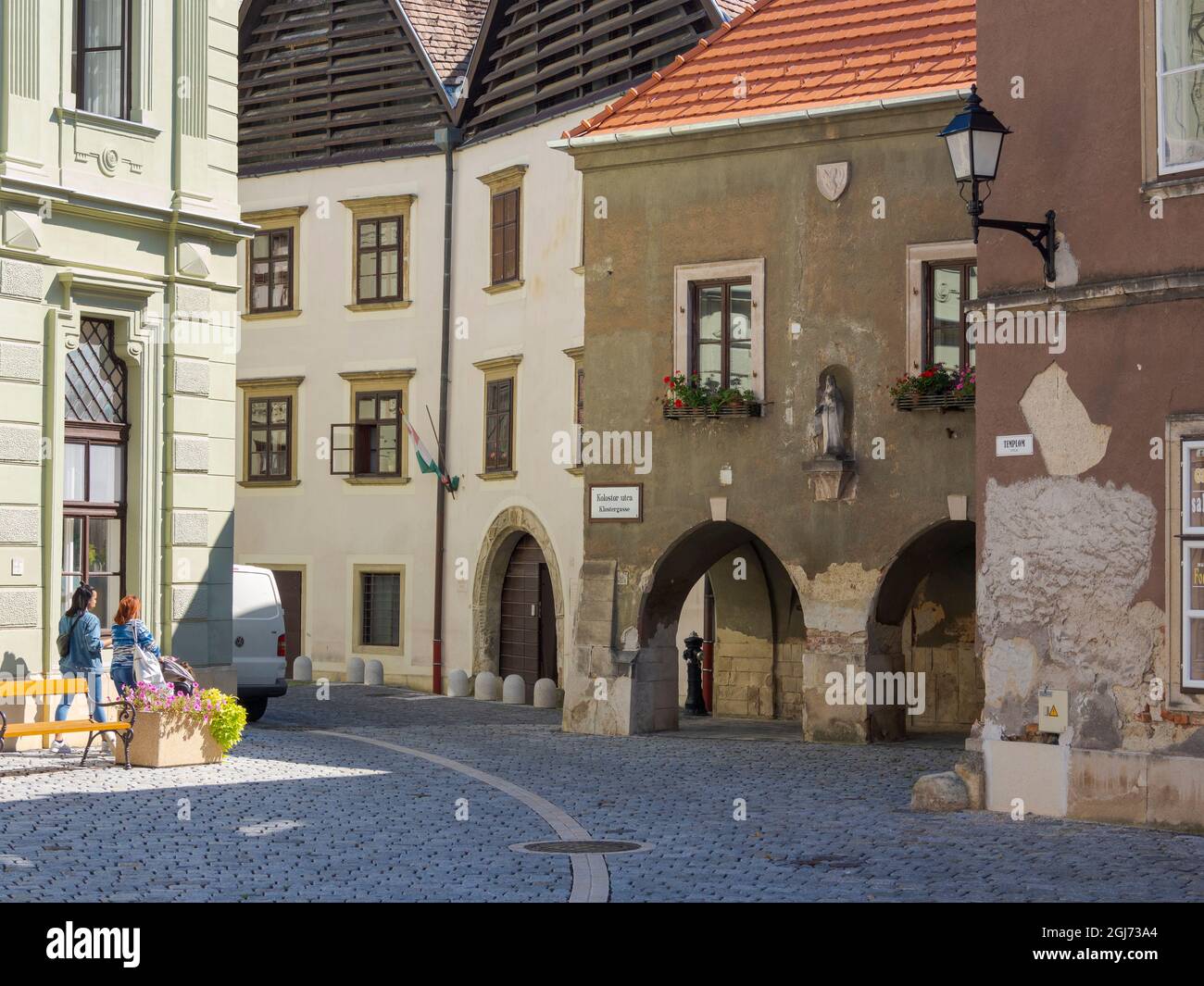 Sopron in Transdanubia in the west of Hungary close to the border with ...