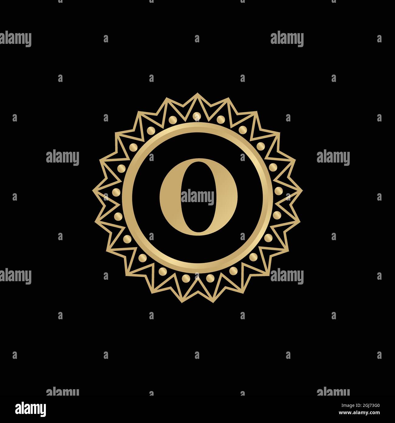 O letter initial icon logo design vector template illustration Stock ...