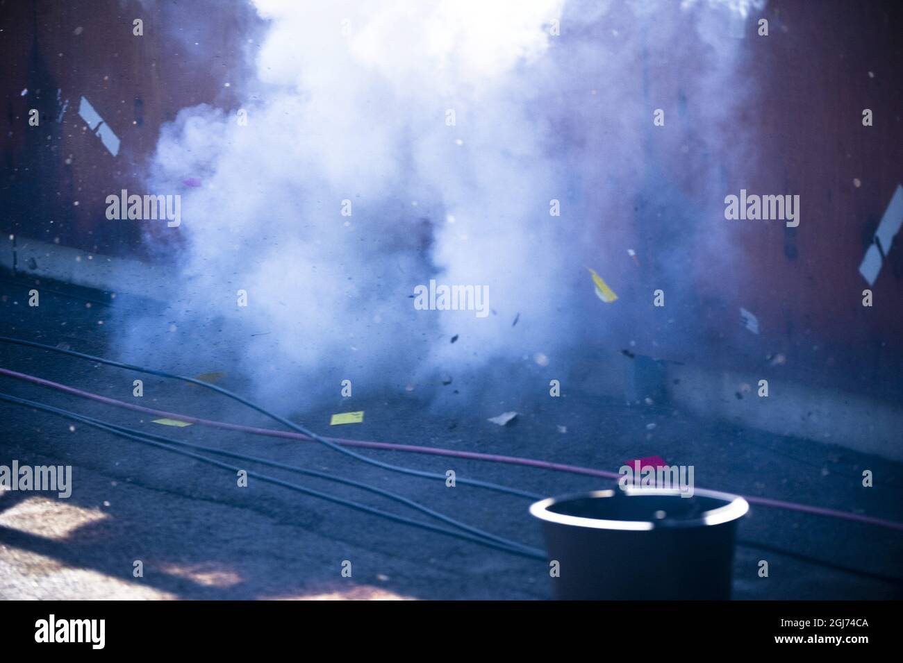 Soccer pitch flares hi-res stock photography and images - Alamy