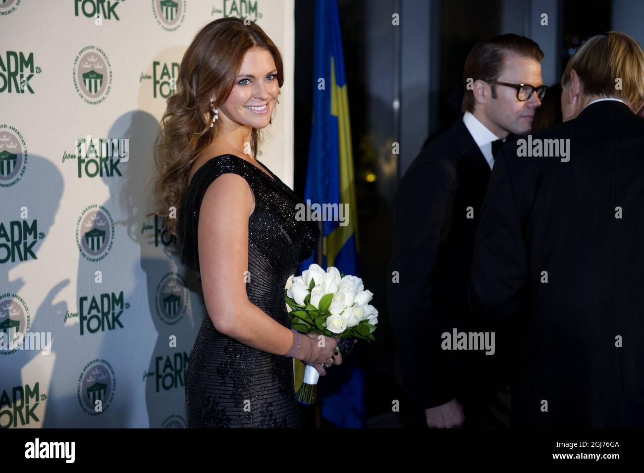 NEW YORK 20111101 Prins Daniel och Prinsessan Madeleine deltar i en ...