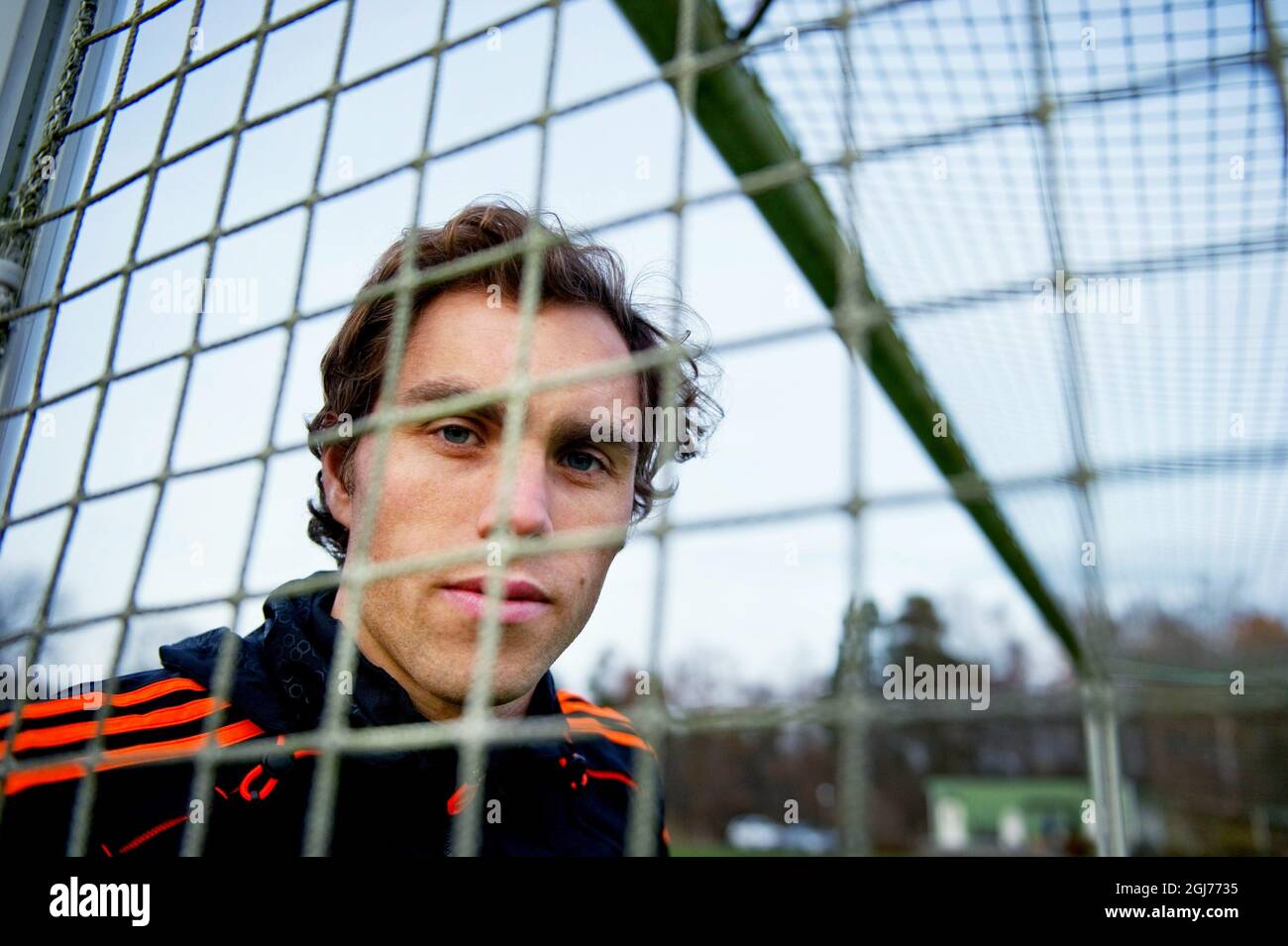 STOCKHOLM 2011-11-15 Johan Elmander, soccer player in Galatasaray and ...
