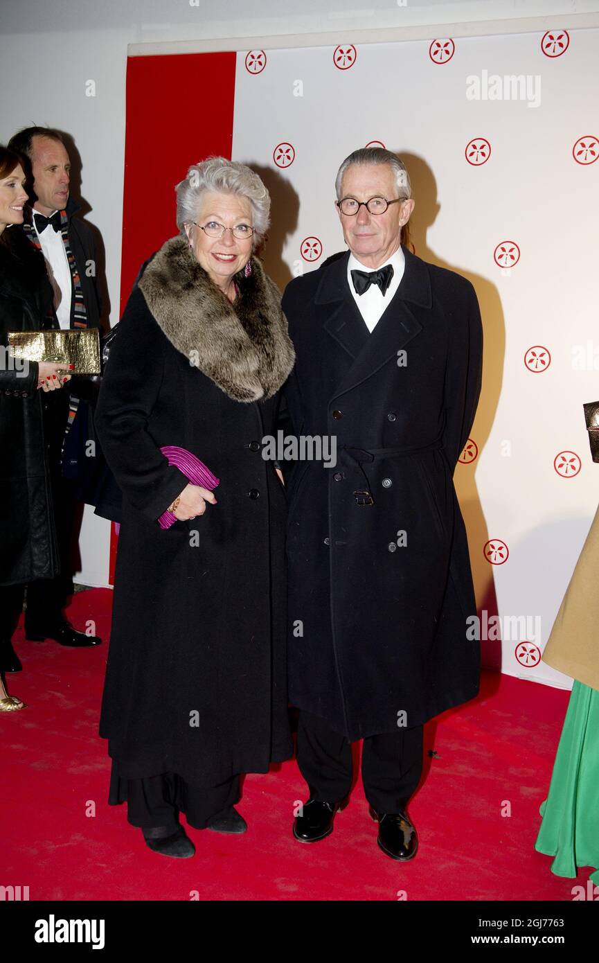 STOCKHOLM 20111111 Princess Christina and her husband Tord Magnuson ...