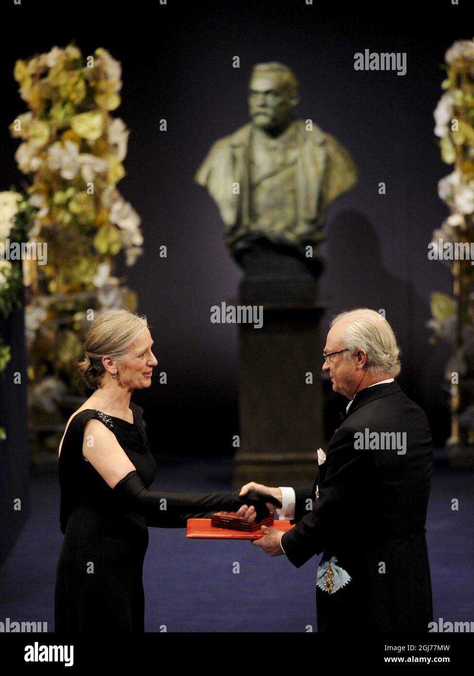 STOCKHOLM 2011-12-10 Claudia Steinman is receiving the Nobel Prize in ...