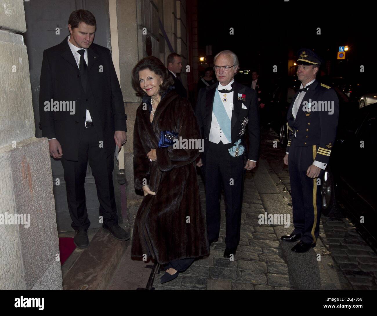 STOCKHOLM 2011-12-20 Queen Silvia and King Carl Gustaf attends the ...