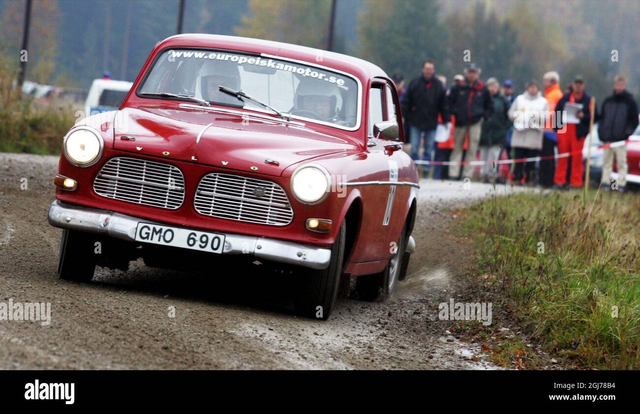 Volvo Amazon rally car Stock Photo - Alamy