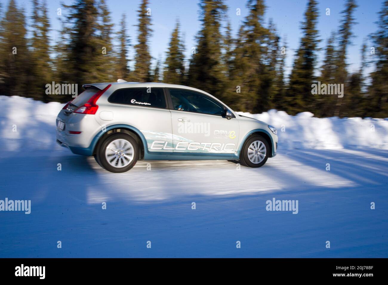 Volvo C30 electric car Stock Photo - Alamy