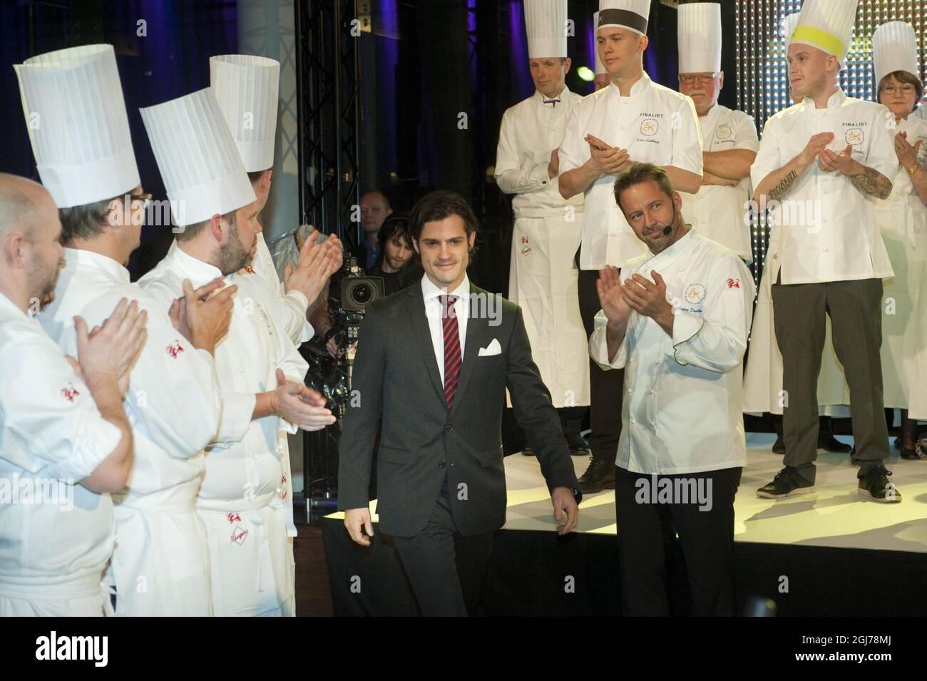 STOCKHOLM 2012-01-25 Prince Carl Philip awarded the" Swedish chef of ...