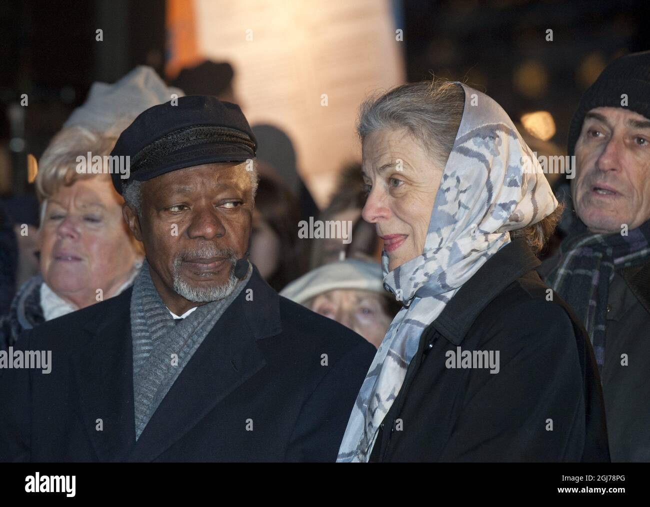 His wife nane annan hi-res stock photography and images - Alamy