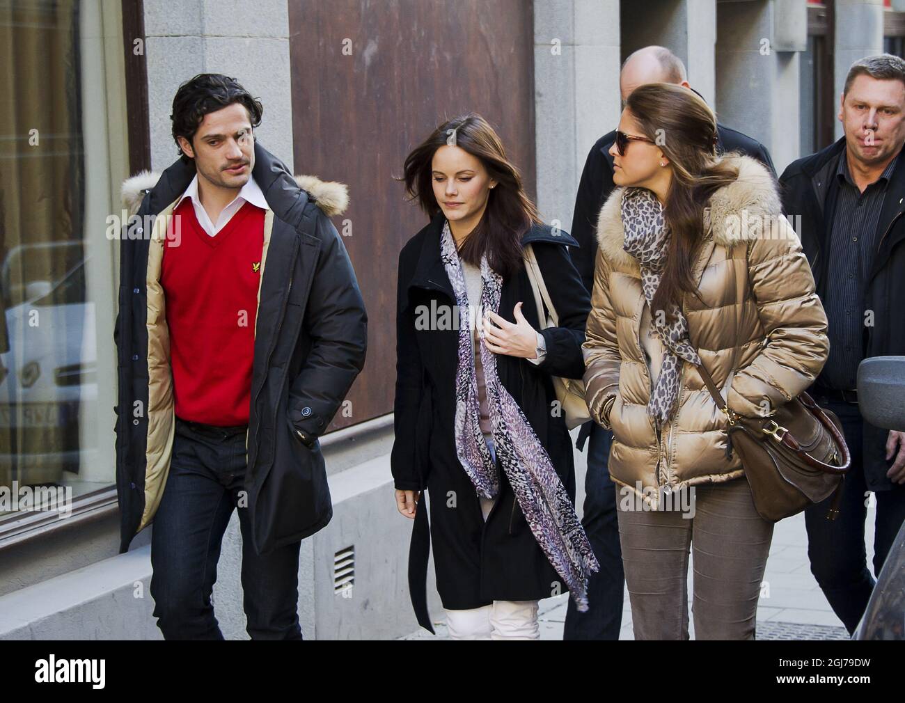 STOCKHOLM 20120306 Prince Carl Philip, his girlfriend Sofia Hellqvist ...