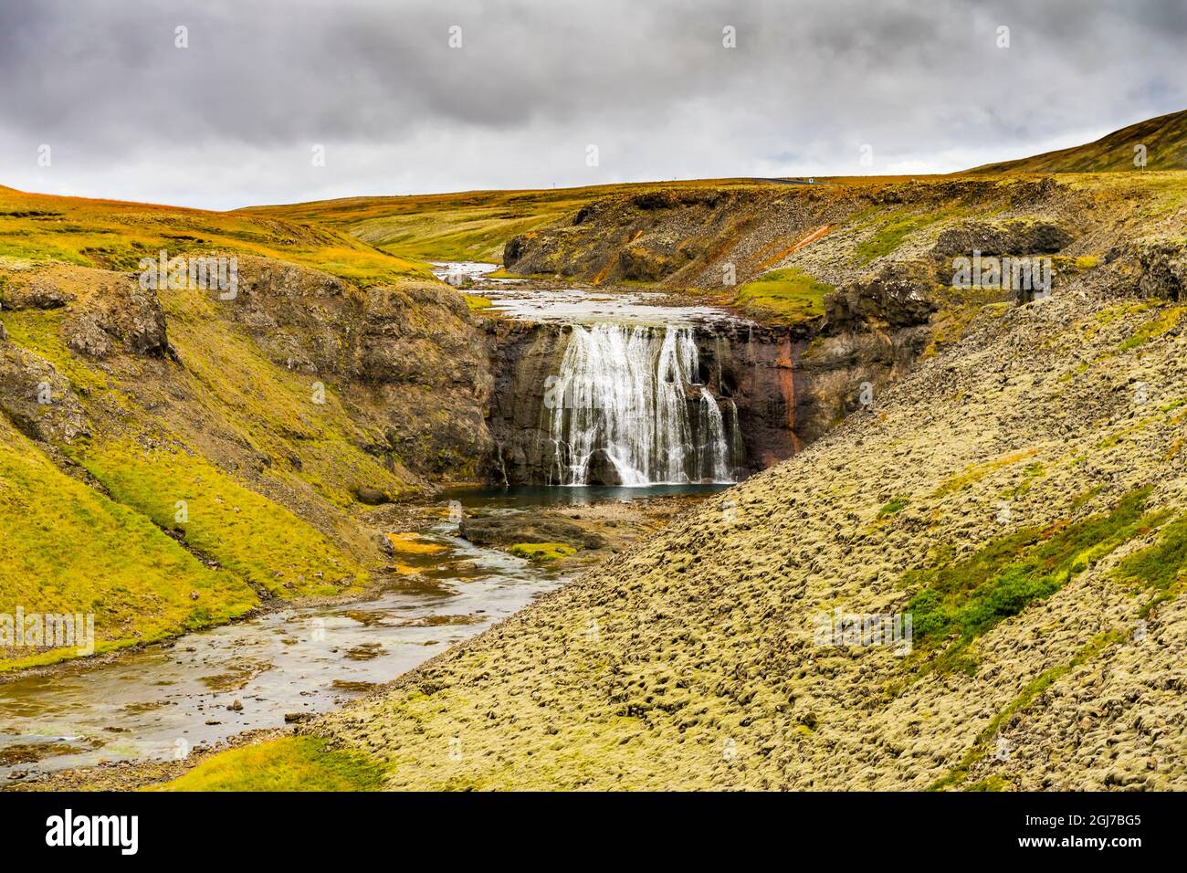 Porufoss waterfall hi-res stock photography and images - Alamy