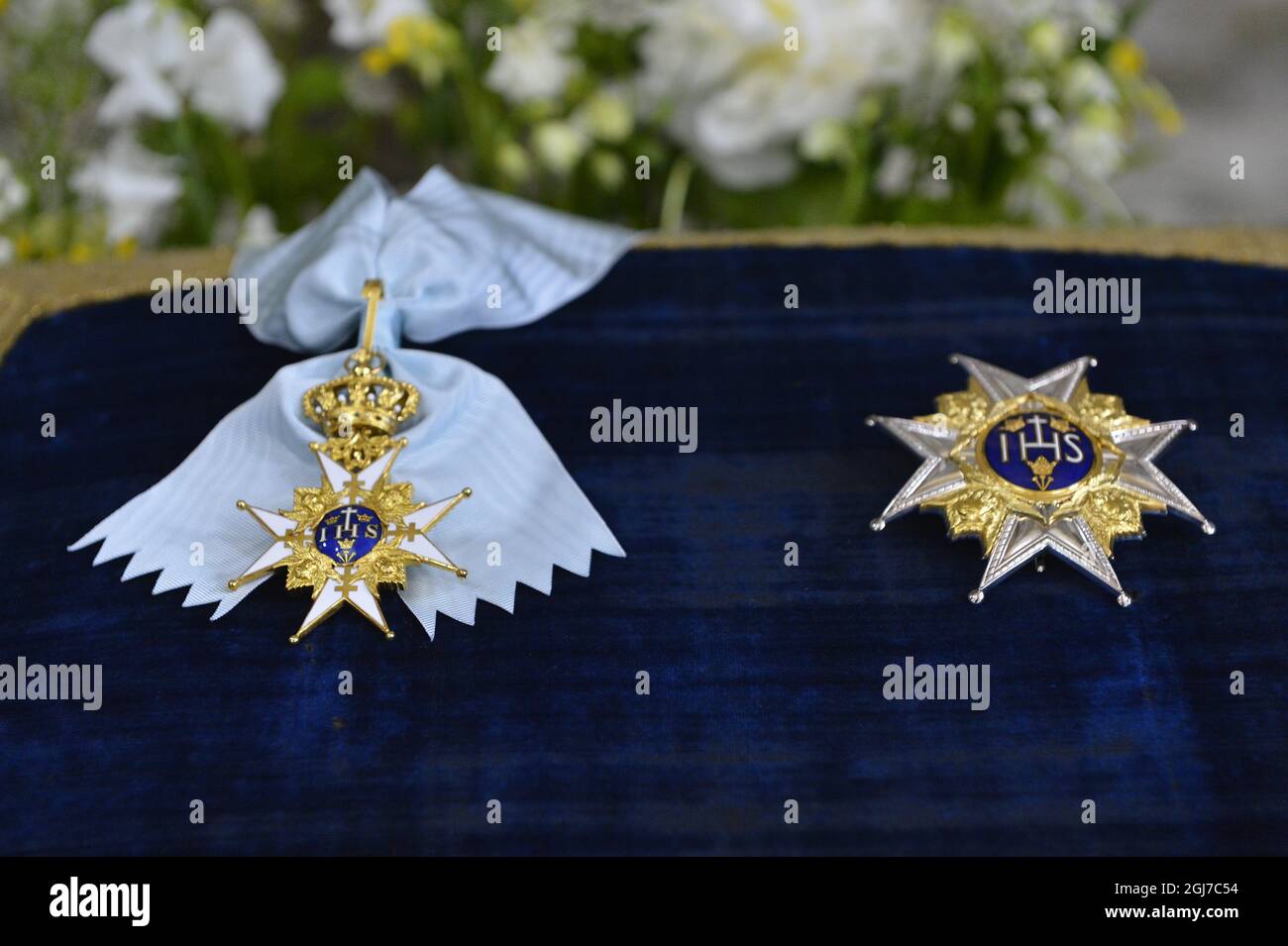 STOCKHOLM 2012-05-22 The order of the Seraphim for the christening of ...