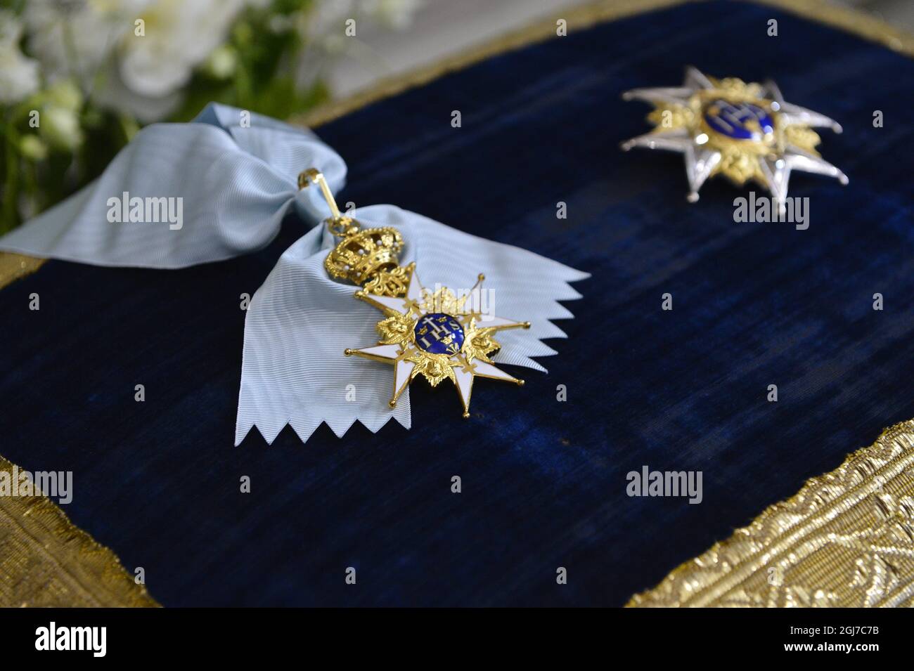 STOCKHOLM 2012-05-22 The order of the Seraphim for the christening of ...