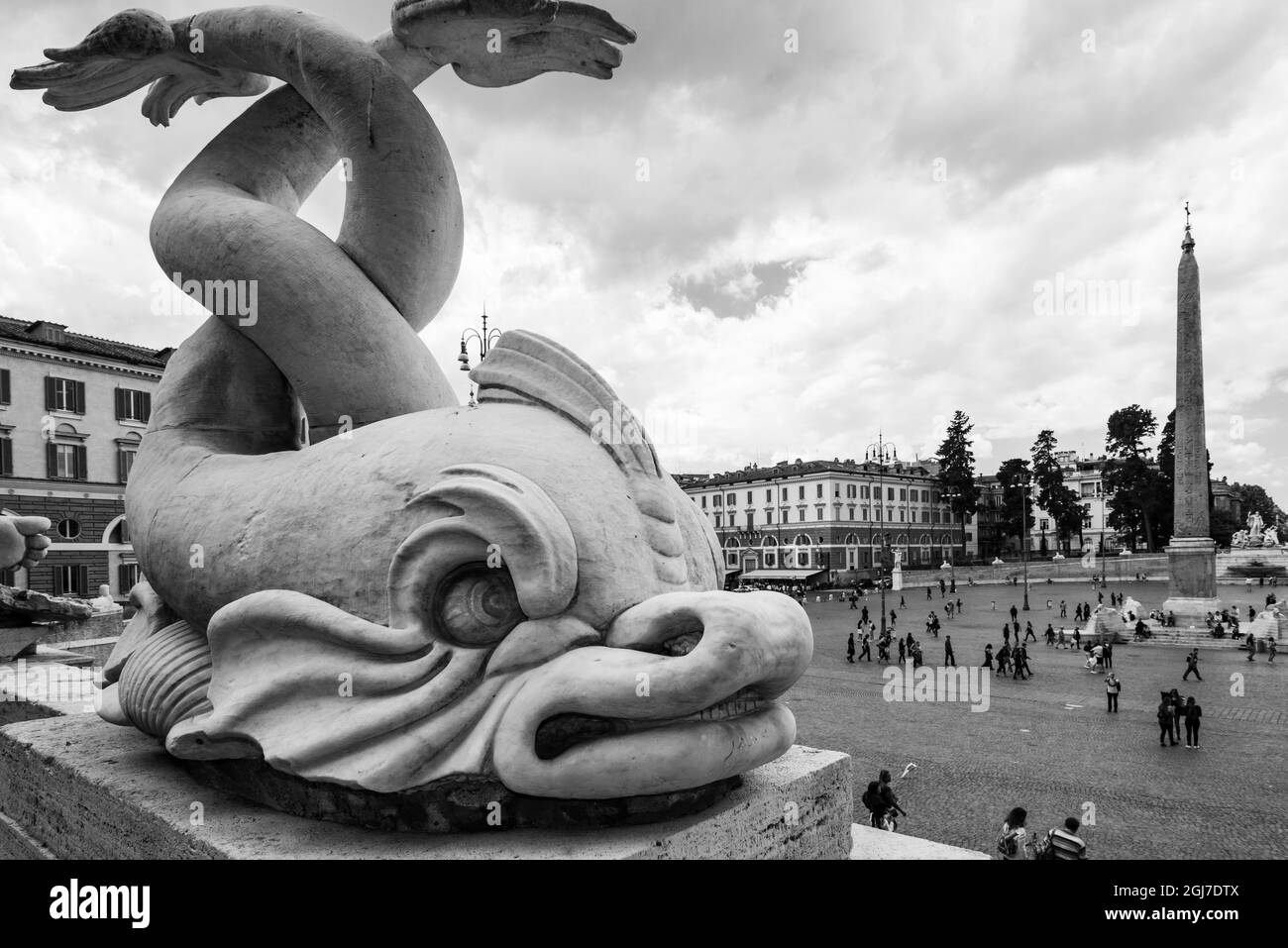 Terrazza del pincio Black and White Stock Photos & Images - Alamy