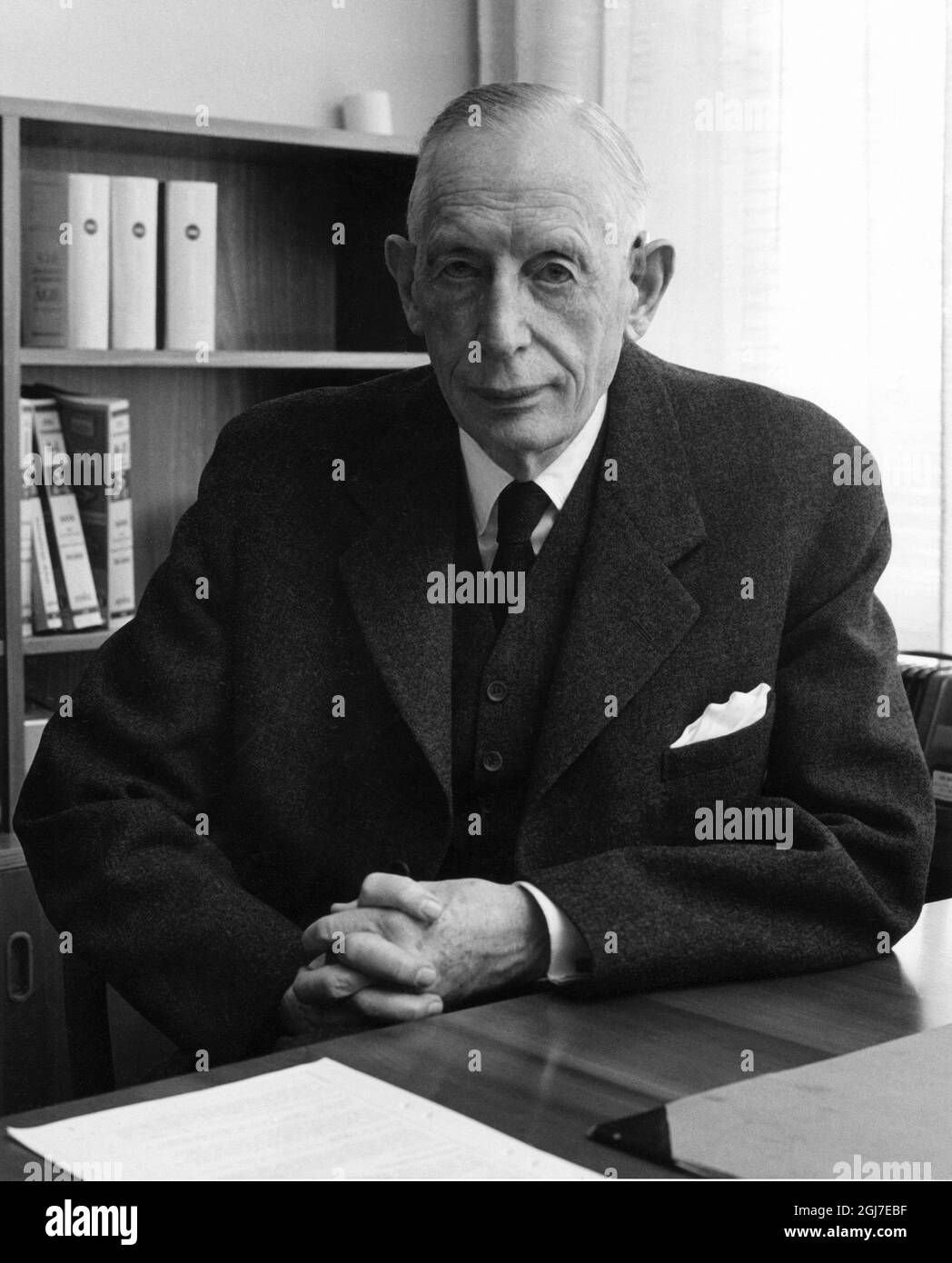 Director and Chairman Ruben Rausing (1895-1983) founder of packaging ...