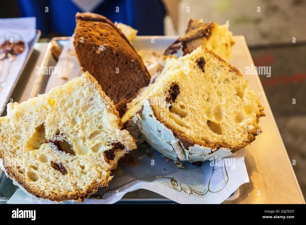 Italy, Sicily, Palermo Province, Castelbuono. Bread made with Manna, a ...
