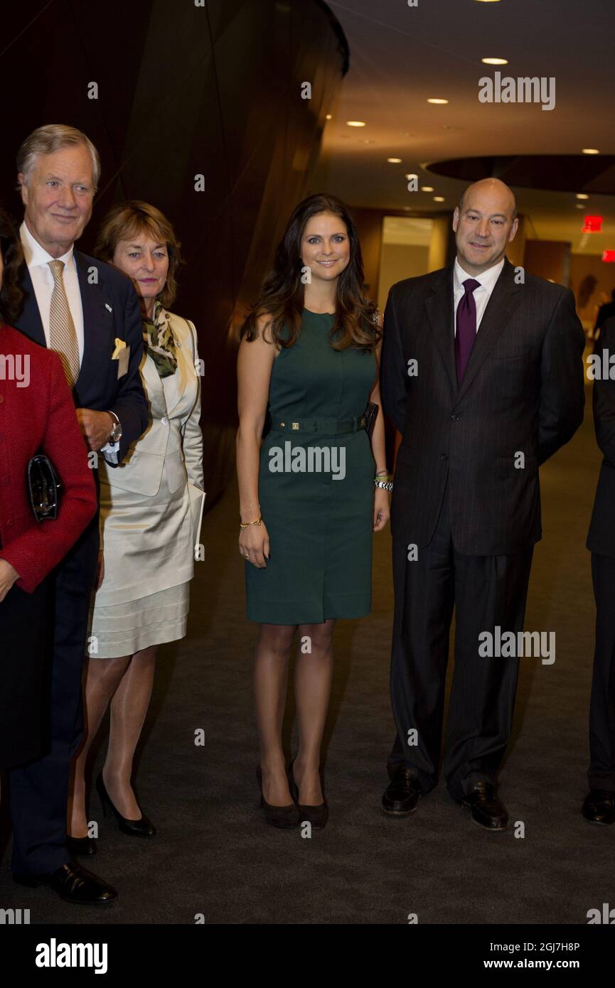 NEW YORK 20121003 Swedish business leader Michael Treschow with his ...