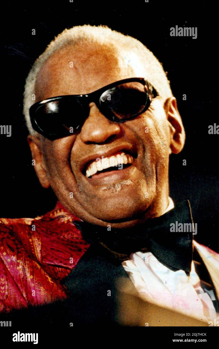 STOCKHOLM FILE 19920701 - American musician Ray Charles Foto: Tobias ...