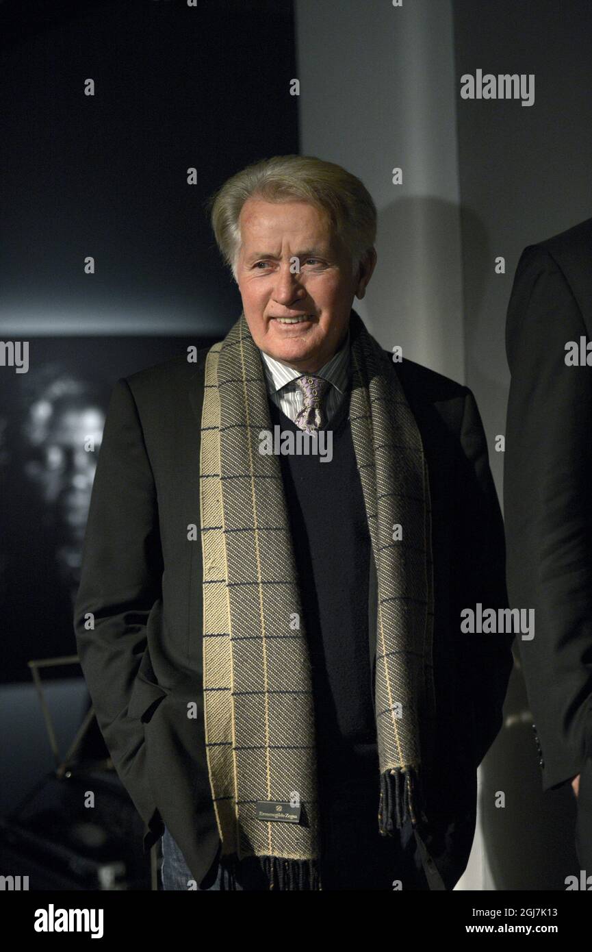 STOCKHOLM 20121025 US actor Martin Sheen attends a press conference at ...