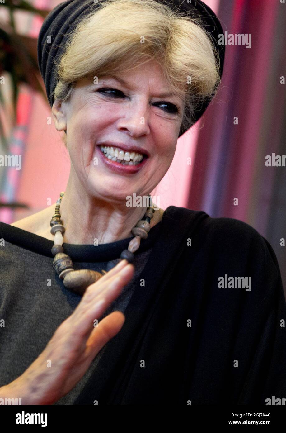 Göteborg 2012-09-30 Suzanne Brogger, danish writer at the Gothenburg ...