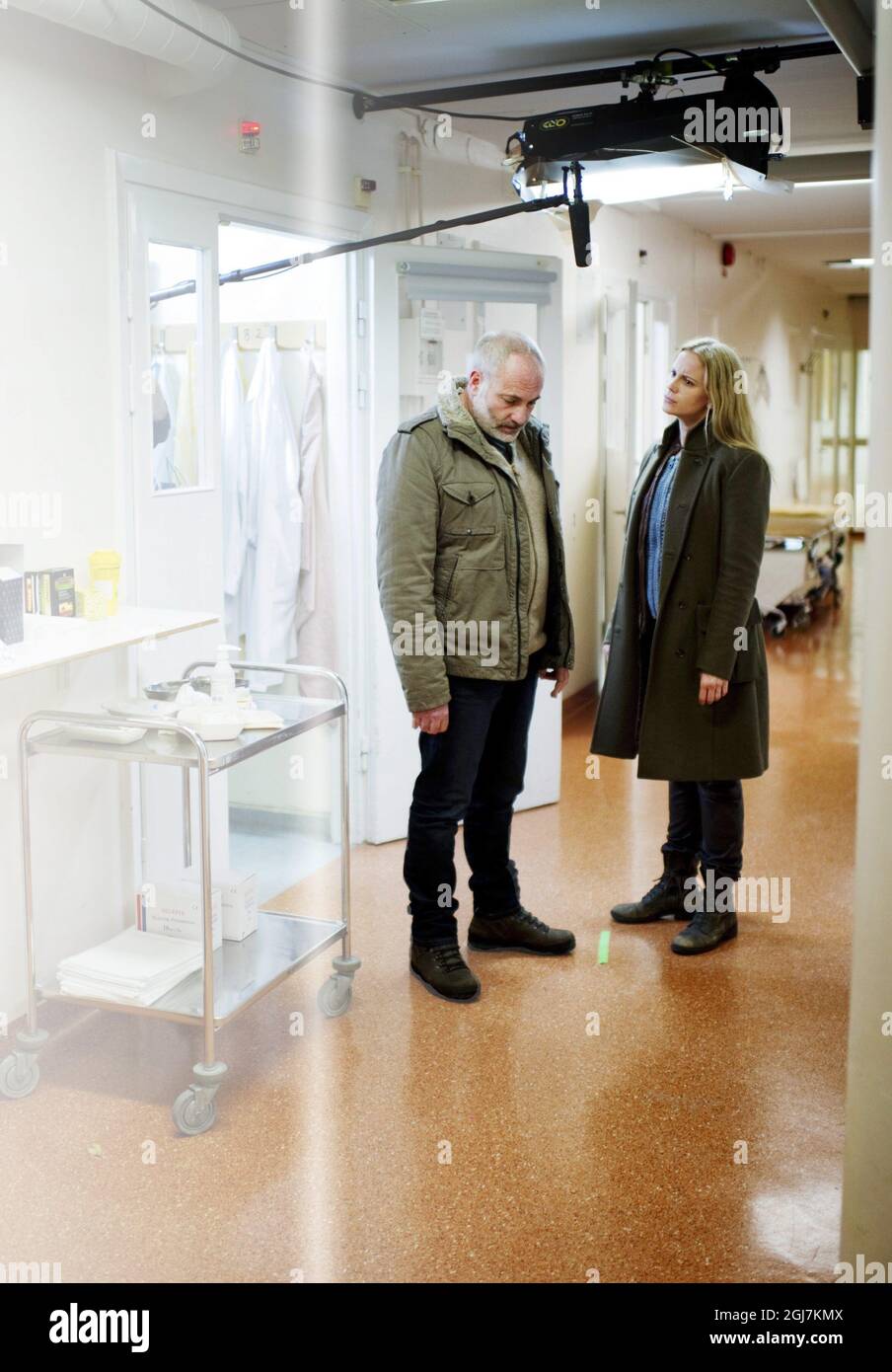 MALMO 20121114 Filming Scandinavian crime drama television series "The ...