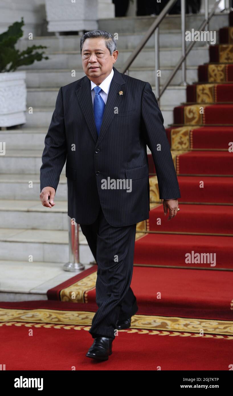 JAKARTA 20121114 Indonesian President Susilo Bambang Yudhoyono at the ...
