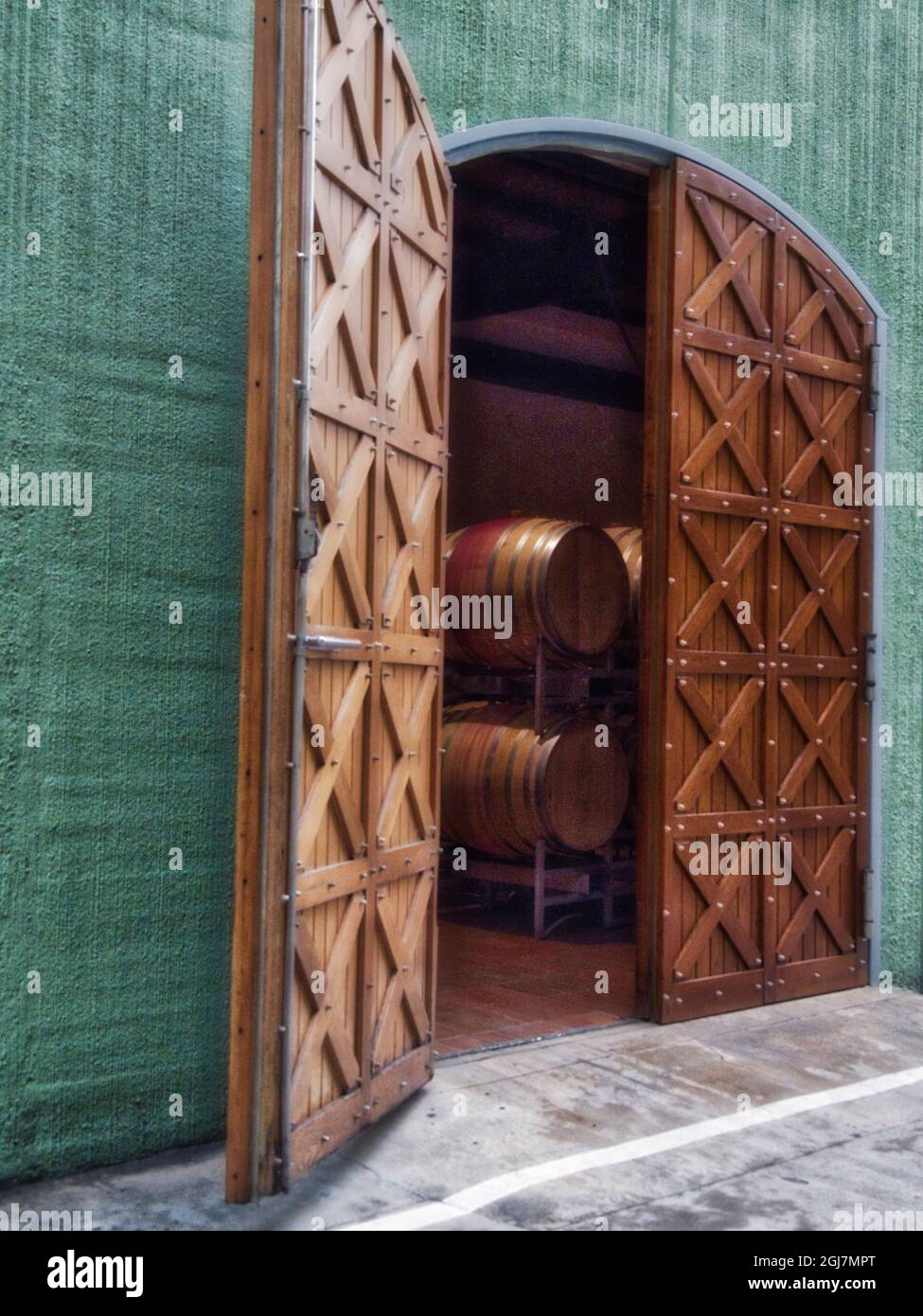 Winery entrance doors hi-res stock photography and images - Alamy