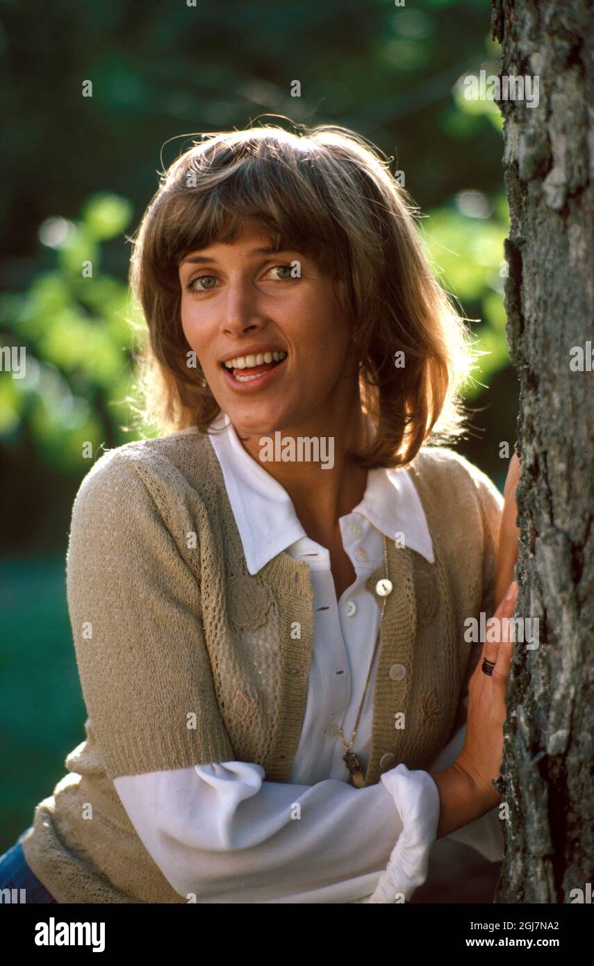 Swedish Singer Sylvia Vrethammar, famous for the international hit Y ...