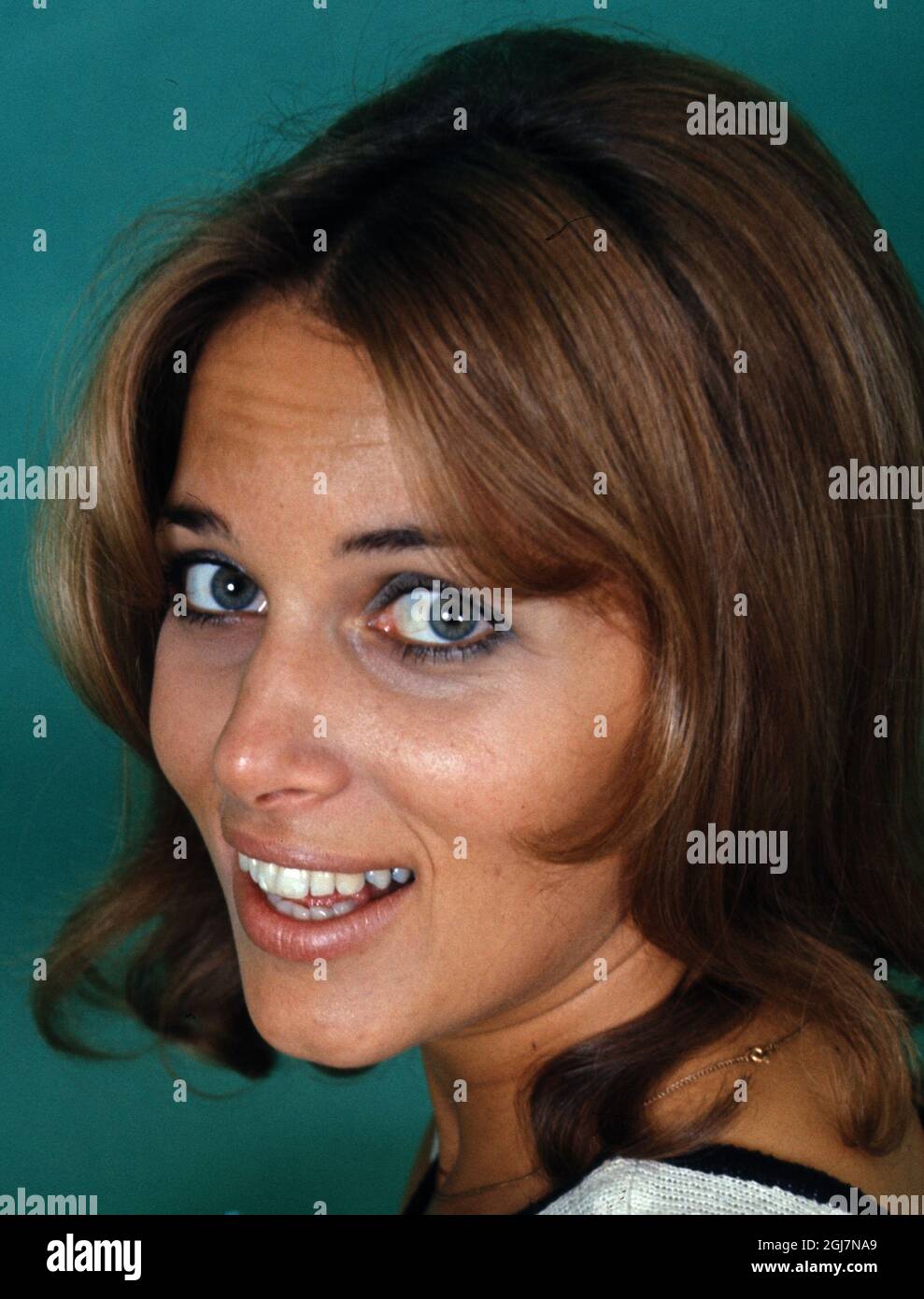 Swedish Singer Sylvia Vrethammar, famous for the international hit Y ...