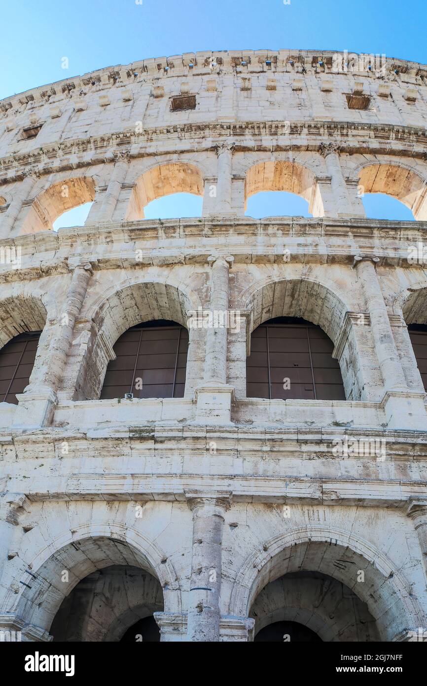 Rome, Lazio region, Italy. The Colosseum. (For Editorial Use Only Stock ...