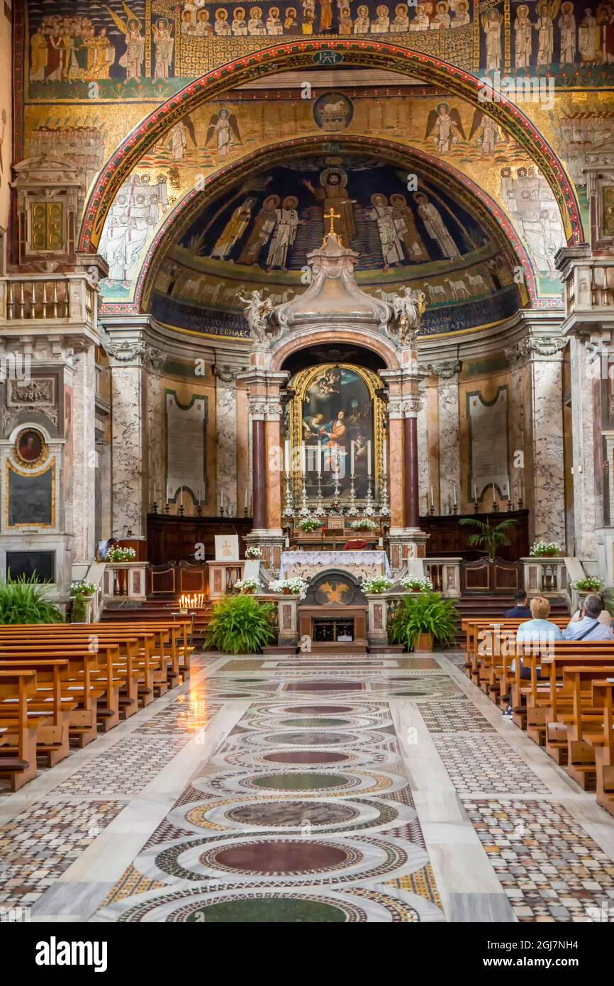 Basilica de santa prassede hi-res stock photography and images - Alamy