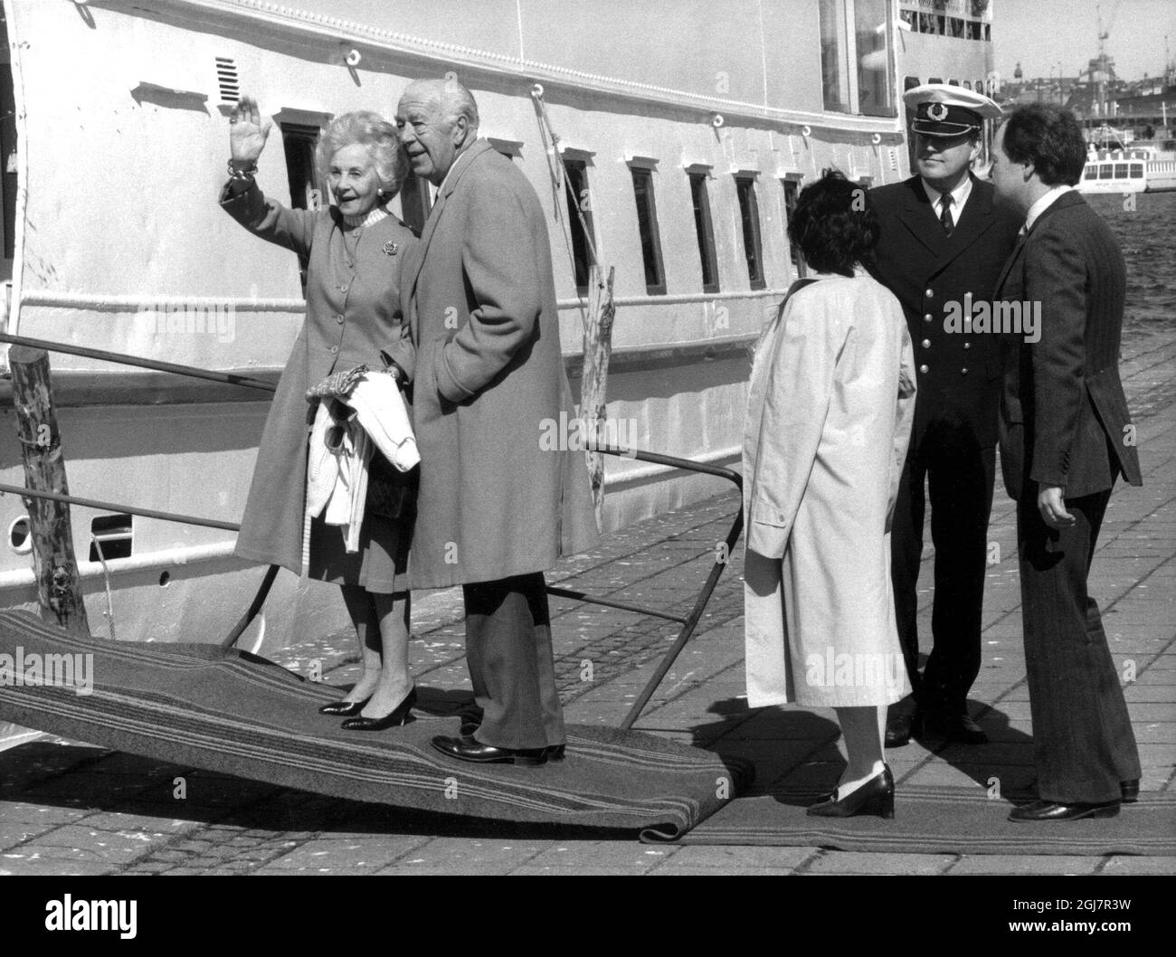 Princess Lilian and Prince Bertil of Sweden during King Carl Gustaf´s ...