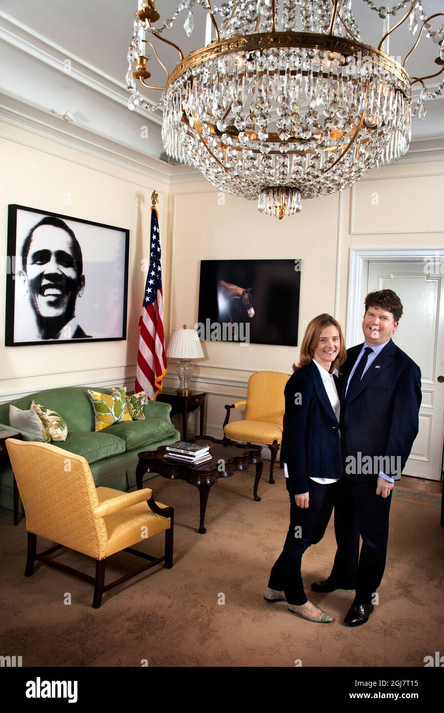 STOCKHOLM 20110405 - Ambassador Matthew Barzun and his wife Brooke ...