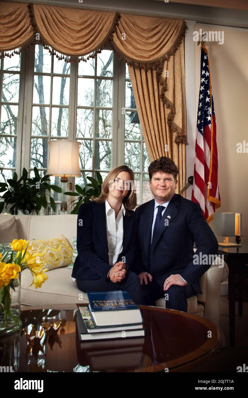 STOCKHOLM 20110405 - Ambassador Matthew Barzun and his wife Brooke ...