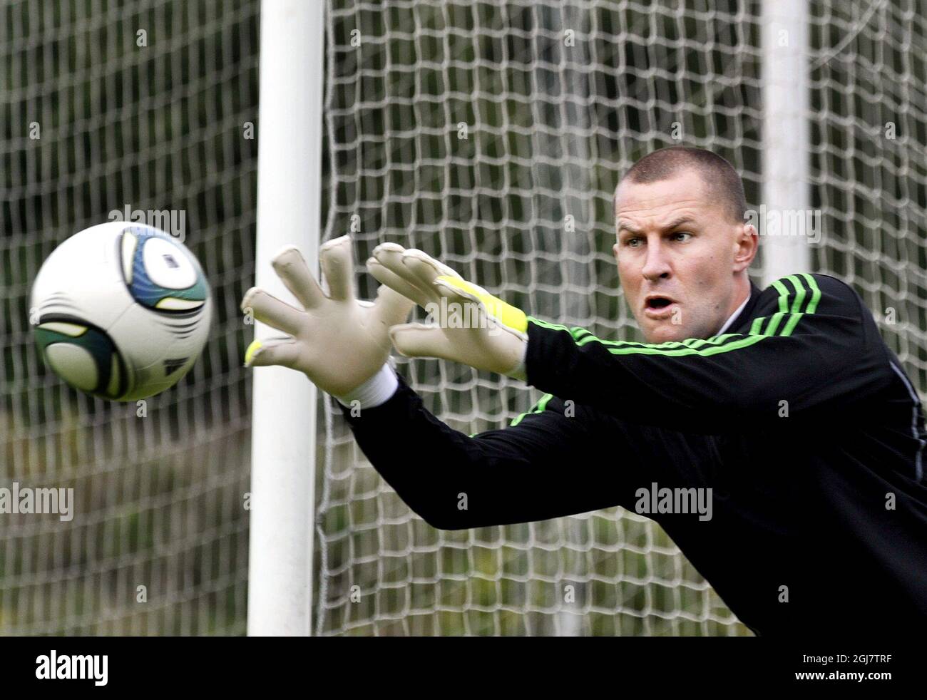 Goalkeeper ivan turina aik solna hi-res stock photography and images ...