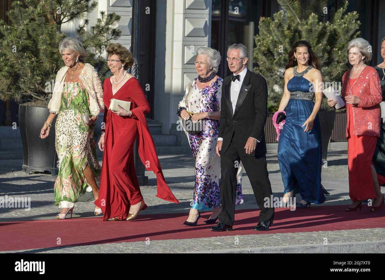 Princess christina mrs magnusson and her husband hi-res stock ...