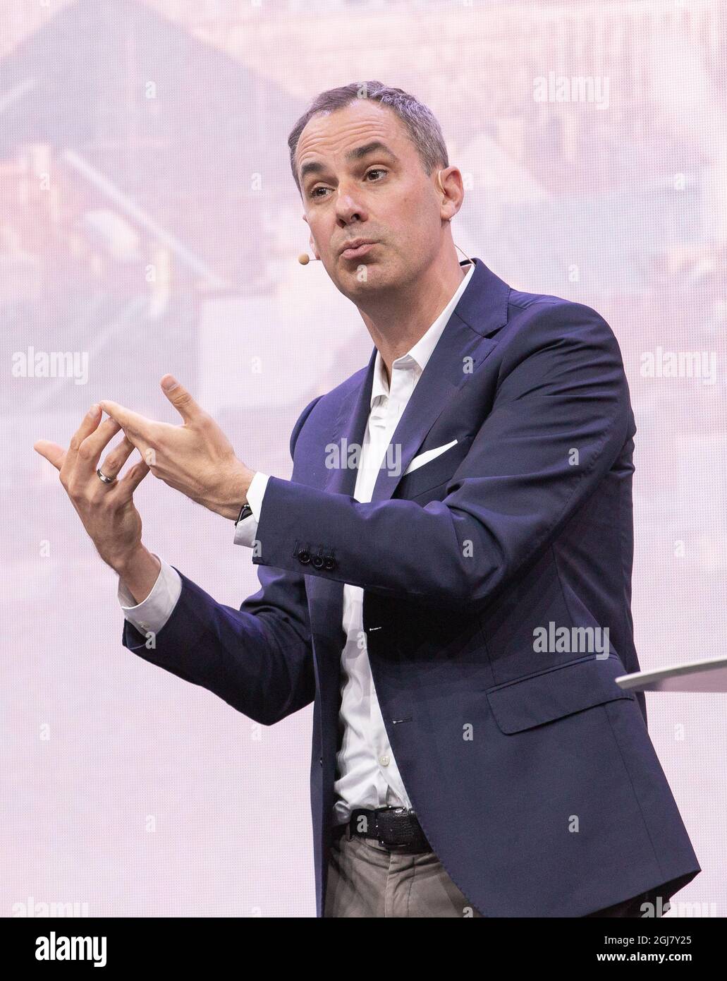 Siemens AG Vorstand Cedrik Neike am vierten Tag ( 9. September 2021 ...